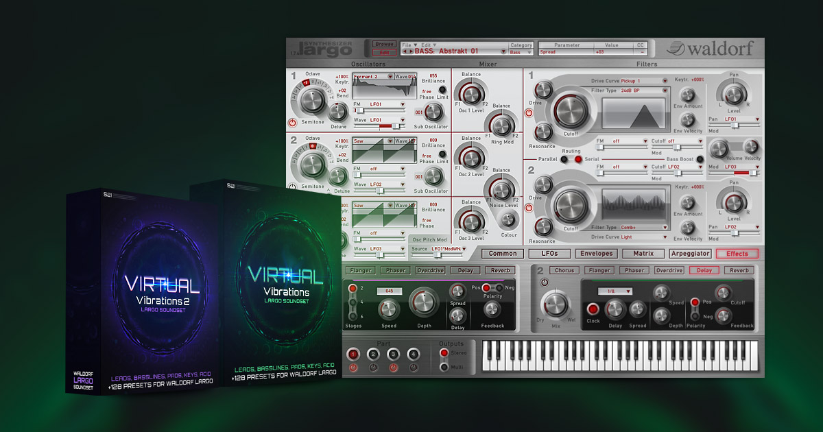 Virtual Vibrations Bundle - Waldorf Largo Presets